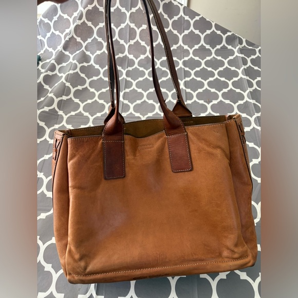 Frye | Bags | Frye Melissa Tote Cognac Leather Bag | Poshmark